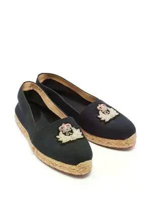 CHRISTIAN LOUBOUTIN Nanou Orlato Crest-patch Espadrilles