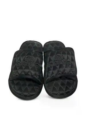 Balenciaga Quilted Satin Slides