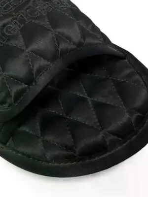 Balenciaga Quilted Satin Slides