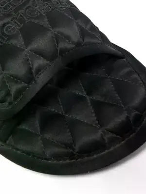 Balenciaga Quilted Satin Slides