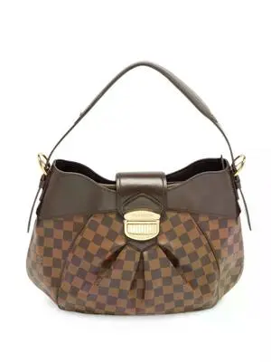 LOUIS VUITTON 2012 Mm Sistina Damier Ebene Handbag