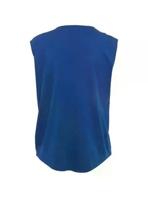 Balmain Logo-print Button-detail Tank Top