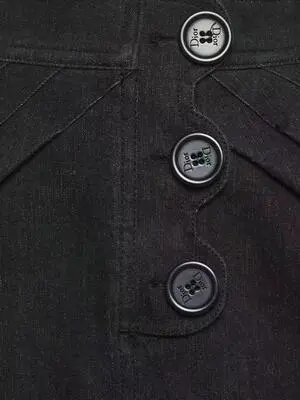 Dior Pleat-detail Mini Skirt