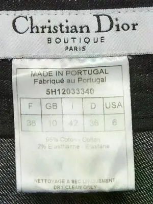 Dior Pleat-detail Mini Skirt