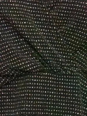Just Cavalli Glitter-knit Faux-wrap Top