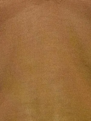 Marni V-neck Sleeveless Cashmere T-shirt