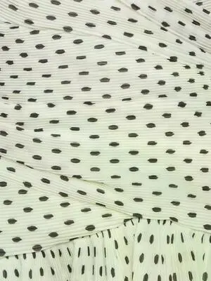 Zimmermann Polka-dot Plissé Mini Dress