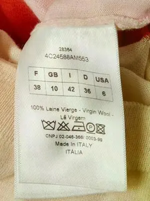 Dior Short-sleeve Knitted Wool T-shirt