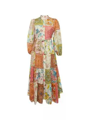 Zimmermann Halcyon Tiered Midi Dress