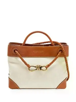 Bottega Veneta Andiamo Braided Tote Bag - Neutrals
