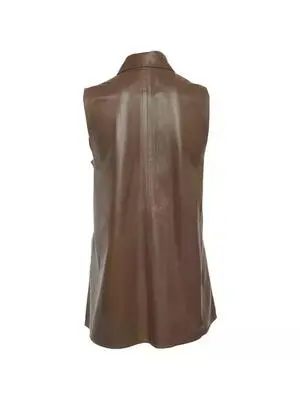 JOSEPH Elsmir Tie-neck Top - Brown