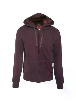 Burberry Zip-up Hoodie - Purple