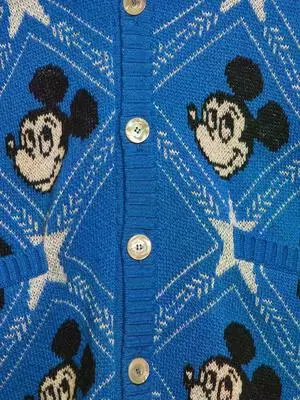 Gucci X Disney Mickey Mouse Jacquard Knit Cardigan