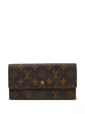 LOUIS VUITTON Sarah Monogram Wallet - Brown
