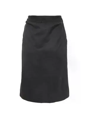 Versace Embroidered Pencil Midi Skirt