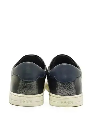Fendi Rockoclick Scalloped Slip-on Sneakers