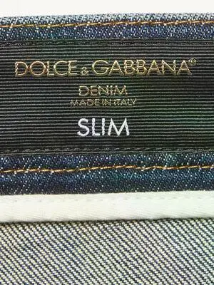 Dolce & Gabbana Faded Slim-fit Jeans