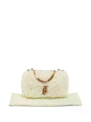 Burberry Lola Shearling Top Handle Bag