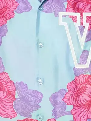Versace Americana-fit Floral-print Shirt