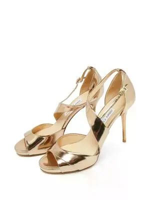 JIMMY CHOO Lana Ankle-strap Sandals - Gold