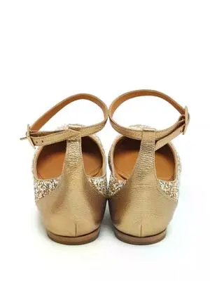 Chloé Glitter Detail Ballet Flats