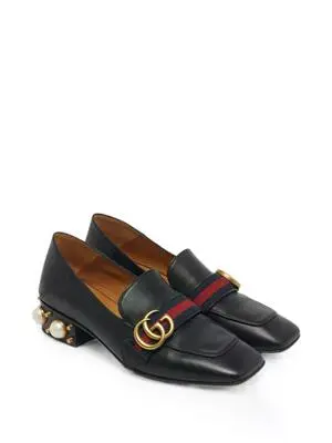 Gucci Double G Web Loafers