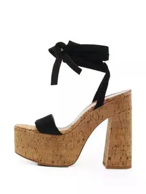 GIANVITO ROSSI Cork Platform Sandals