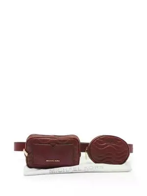 Michael Kors Quilted Double Pouch Belt Bag