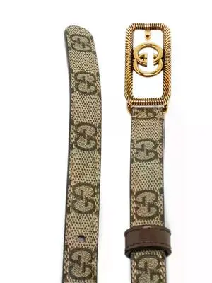 Gucci Interlocking G Square Buckle Belt