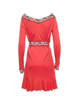 Emilio Pucci Belted Mini Dress