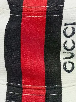 Gucci Web Stripe Bucket Hat