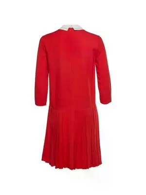 Dior Pleated Crepe Mini Dress