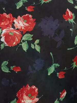 Magda Butrym Floral-print Jacquard Midi Dress