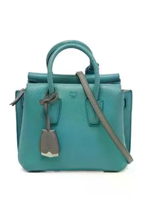 Mcm Mini Milla Park Avenue Tote Bag - Blue