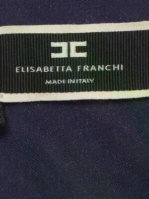 Elisabetta Franchi Draped Long-sleeve Bodysuit