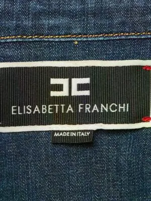 Elisabetta Franchi Logo-embroidered Piped Shirt