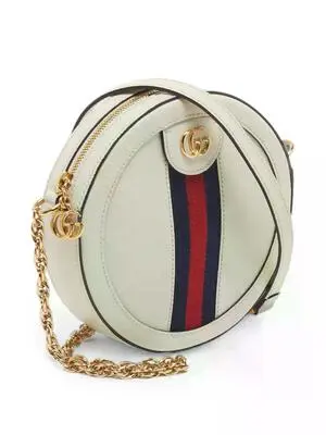 Gucci Ophidia Round-shape Leather Shoulder Bag