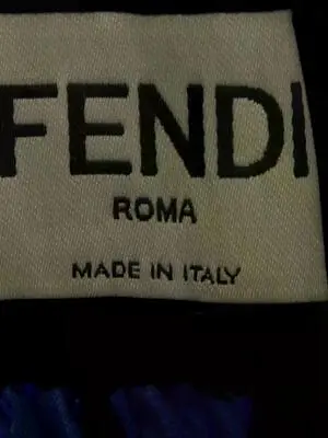 Fendi Striped Cotton Midi Skirt
