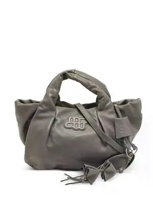 Munthe Lixia Logo-detail Tote Bag - Grey