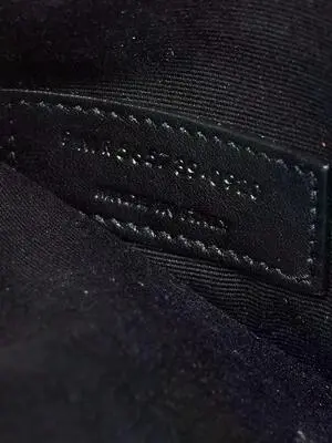 Saint Laurent 2020 Uptown Croc-embossed Clutch Bag