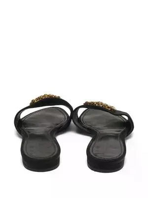 LOUIS VUITTON Madeleine Crystal-embellished Sandals
