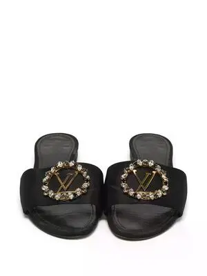 LOUIS VUITTON Madeleine Crystal-embellished Sandals