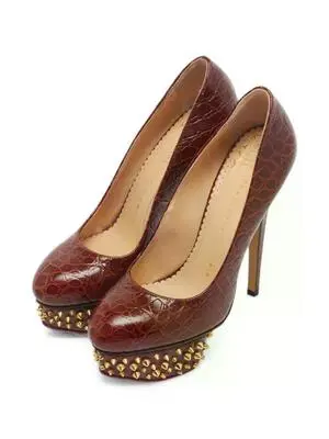 CHARLOTTE OLYMPIA Paloma Spiked Platform Pumps