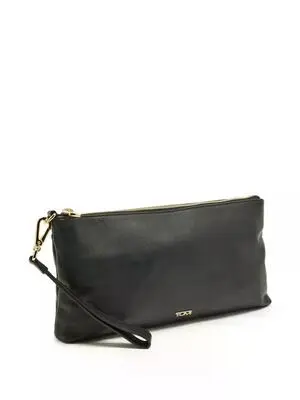 Tumi Savannah Leather Wristlet Clutch