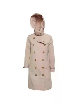 Burberry Hooded Double-breasted Trench Coat