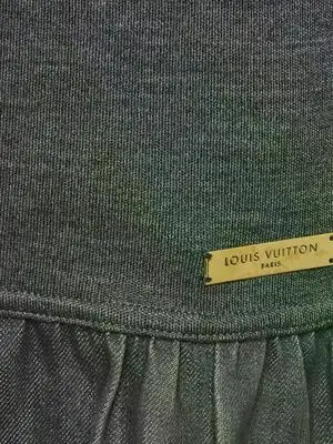 LOUIS VUITTON Denim-skirt Panelled Mini Dress