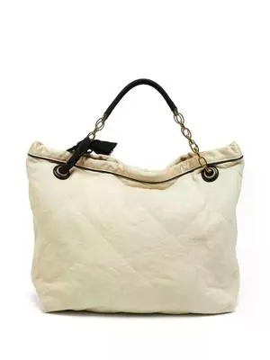 LANVIN Amalia Cabas Quilted Tote Bag