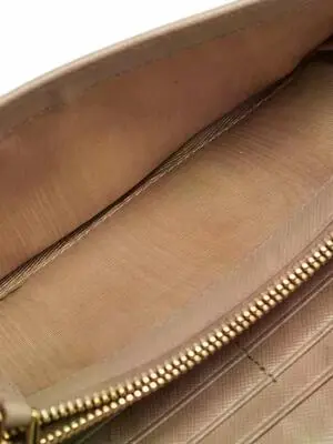 Prada Saffiano-leather Flap Continental Wallet