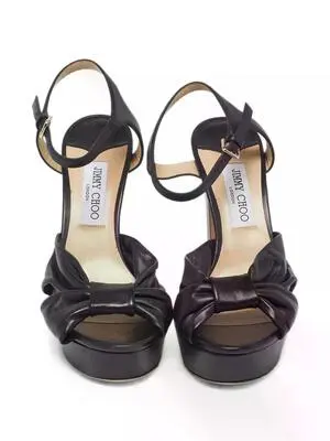 JIMMY CHOO Heloise Knot Sandals