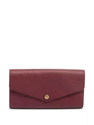 LOUIS VUITTON Sarah Monogram Empreinte Wallet - Red